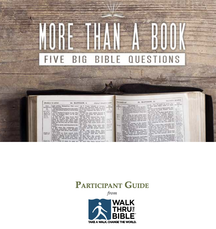 More Than A Book - Walk Thru The Bible